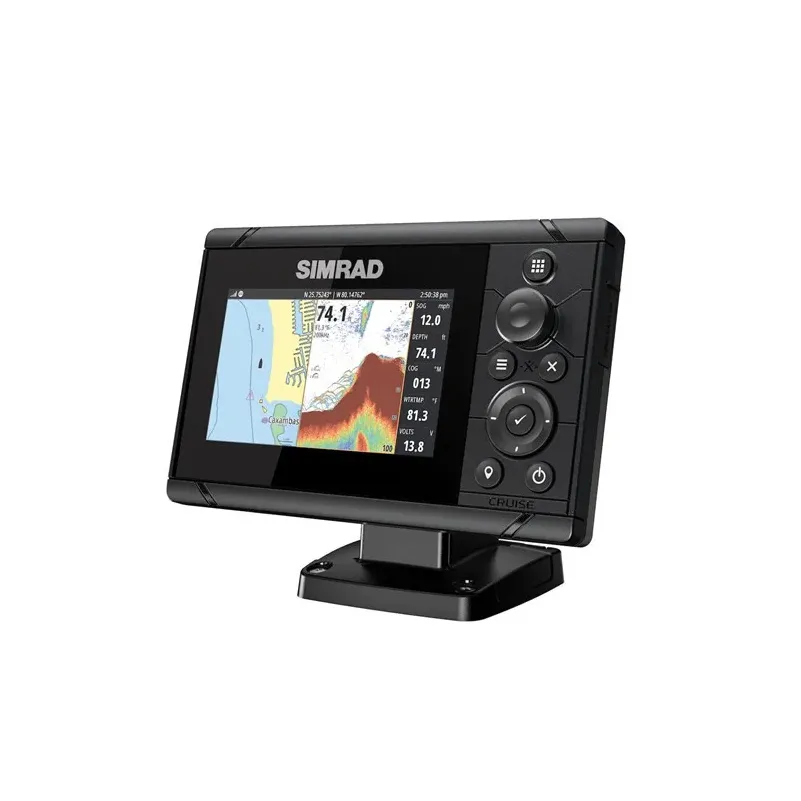 Simrad Plotter Cruise 5 inkl. bassjökort & 83/200-ekolodsgivare